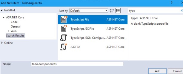 How To Create To-Do CRUD Operation With ASP.NET MVC Core, Angular 4.0